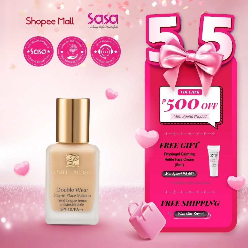 Estee Lauder Double Wear Stay-in-Place Makeup (1W1 Bone) 30ml | Shopee Philippines