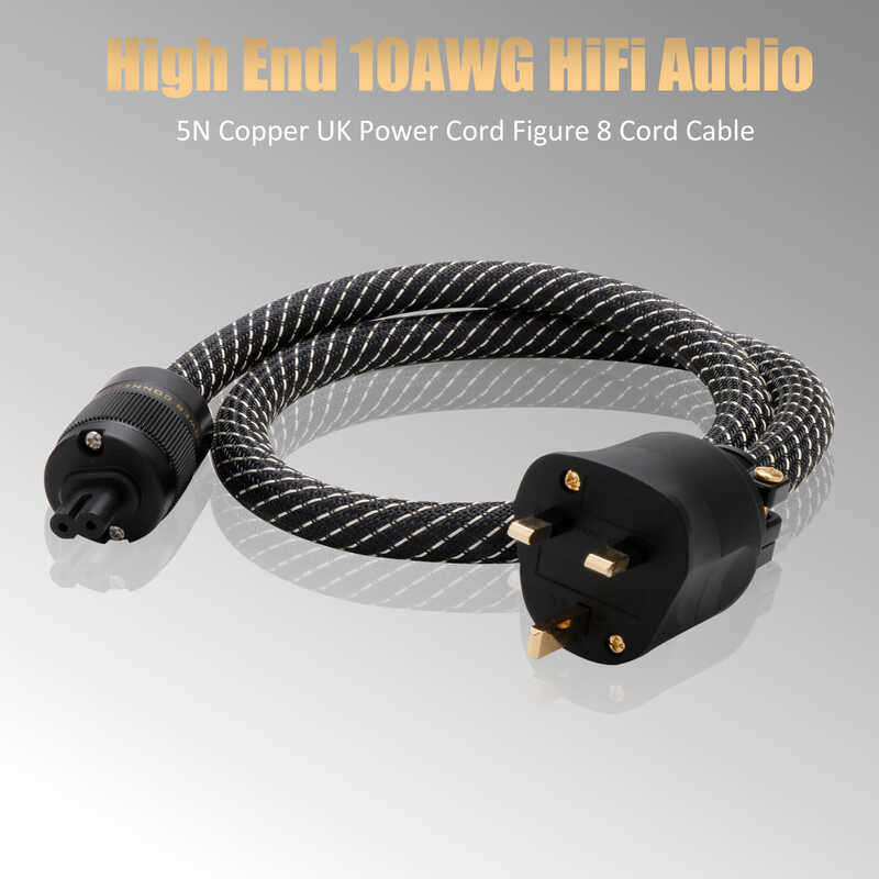 Audio Amplifier Hifi Main Cord OFC Pure Copper AC Power Cable Na May ...