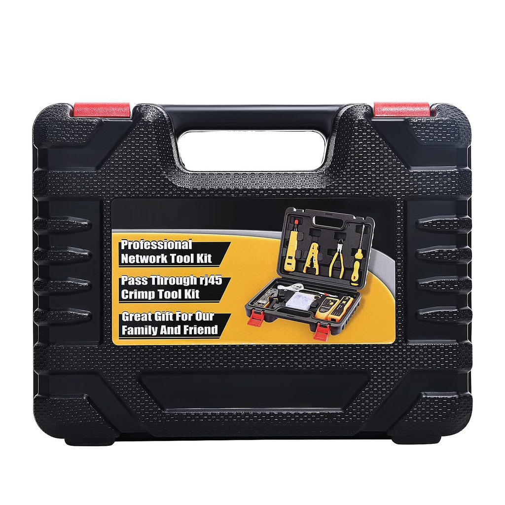 ZoeRax Network Tool kit, RJ45 Crimp Tool Pass Through Crimper, Wire ...