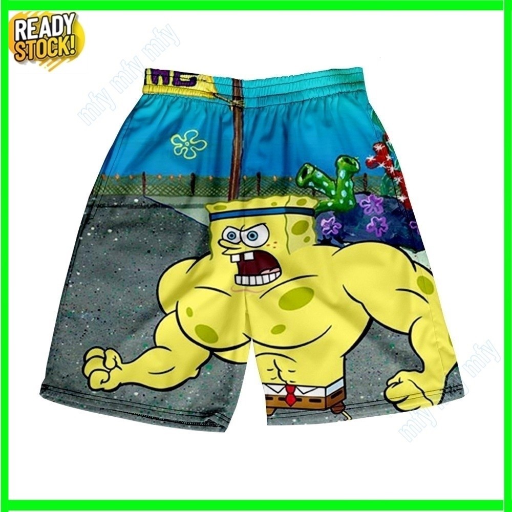 NEW Men/Women SpongeBob Patrick Star Beach Shorts Pants Trunks Quick ...