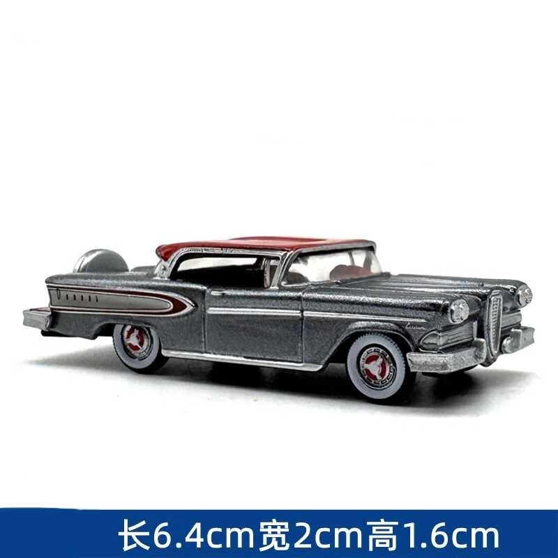 Diecast 1: 87 Scale 1958 Vintage Ford Edsel Alloy Simulation Car Model ...