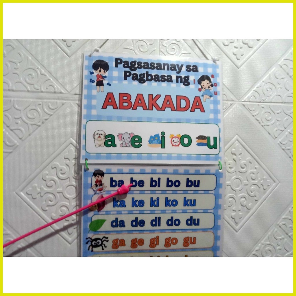 ABAKADA Laminated Hanging Wall Chart Reading Materials thinkingtots ...