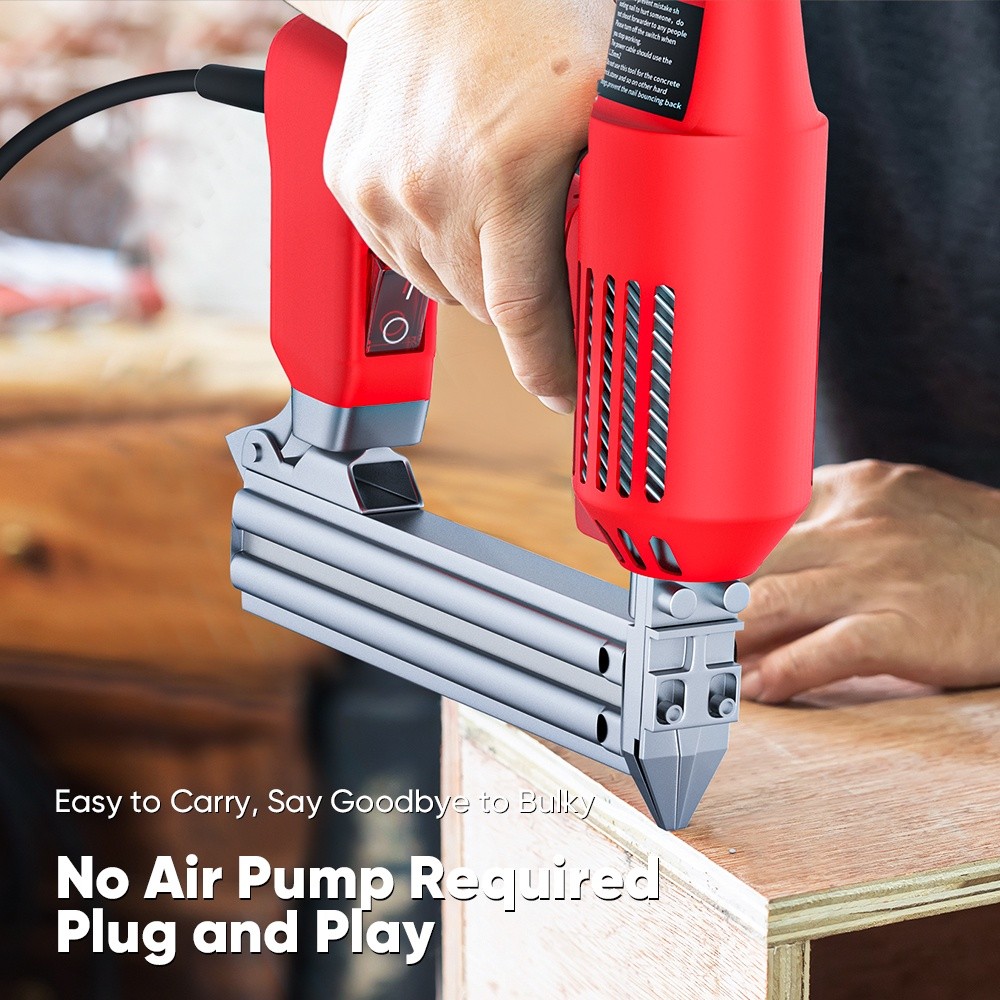 Mitsushi MDDQ-F30 2400W 220V Electric Nail Gun Air Tacker Gun Pneumatic ...