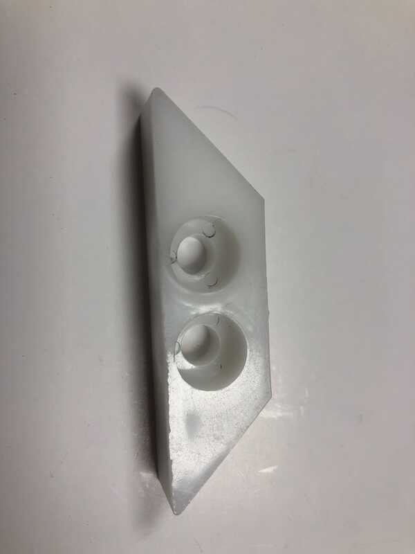 Plastic nylon bumper block rubber lock ulo ay angkop para sa purong ...