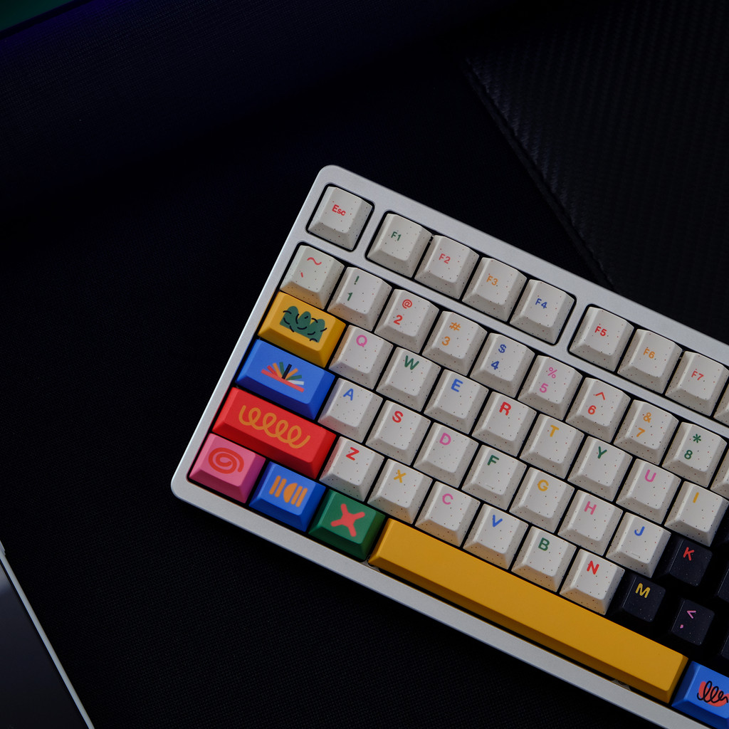 GMK CYL Motif Keycaps Cherry profile PBT custom keycaps set for ...