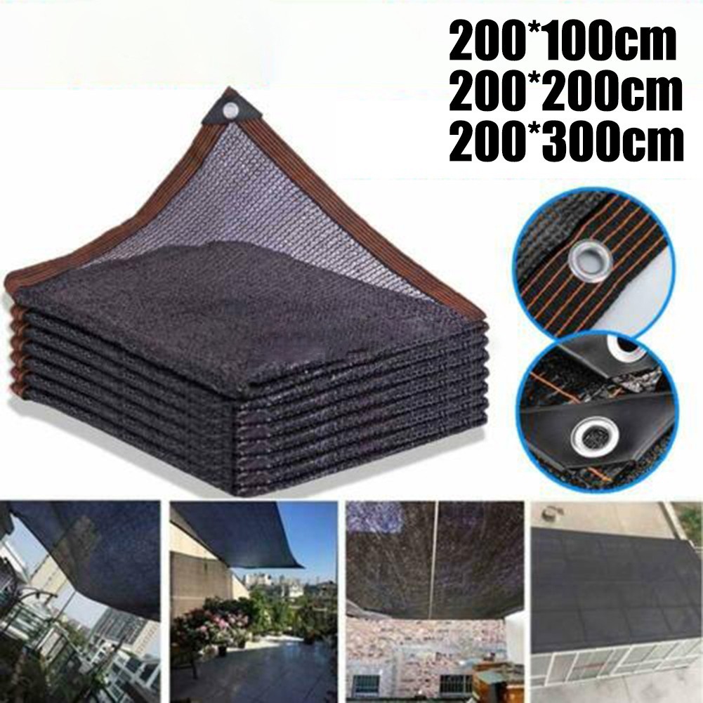 [LDPE] 90% Sun Shade Cloth Shadecloth Sail Roll Mesh Outdoor Black ...