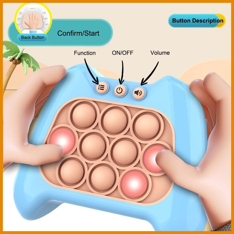 ∧ ♈ 4Modes Bubble Pops Ball Pop it Fidget Toy Simple Dimple squishy ...