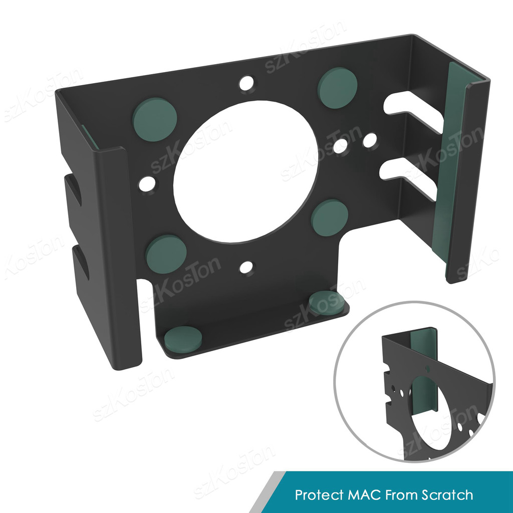 All Metal Mount Holder Bracket for Mac Mini M4/M4 Pro 2024, Under Desk ...