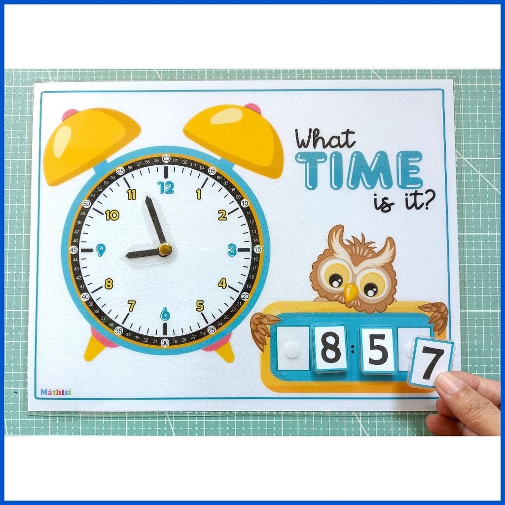 ☢ ╳ Interactive Clock Worksheet for Elementary | Interactive Clock ...