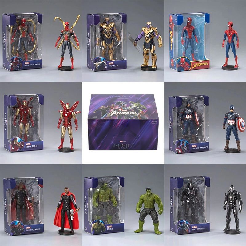4-inch One-piece Iron Man Spider-Man Marvel Thor MK85 Captain America ...