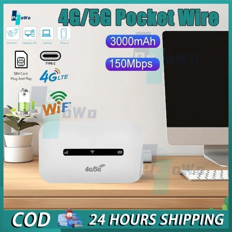 3000mAh 4G WIRELESS ROUTER Pocket WiFi Openline LTE Hotspot Router Modem Universal Sim Card ...