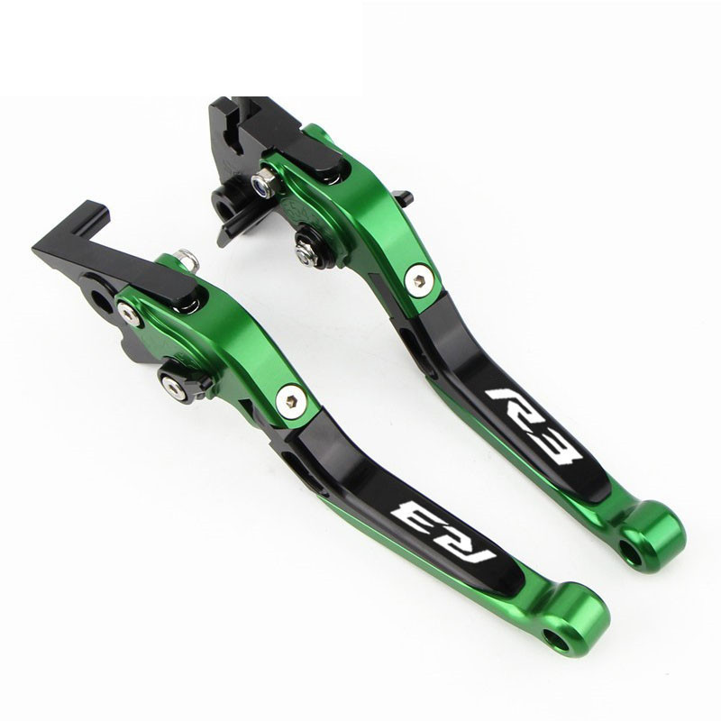 YZFR3 1 Pair Adjustable Brakes Clutch Levers Handle Bar for YAMAHA YZF ...