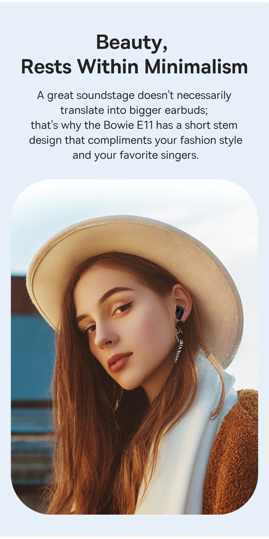 Baseus Bowie E11 TWS Earphones Bluetooth 5.3 Earbuds in-Ear True ...