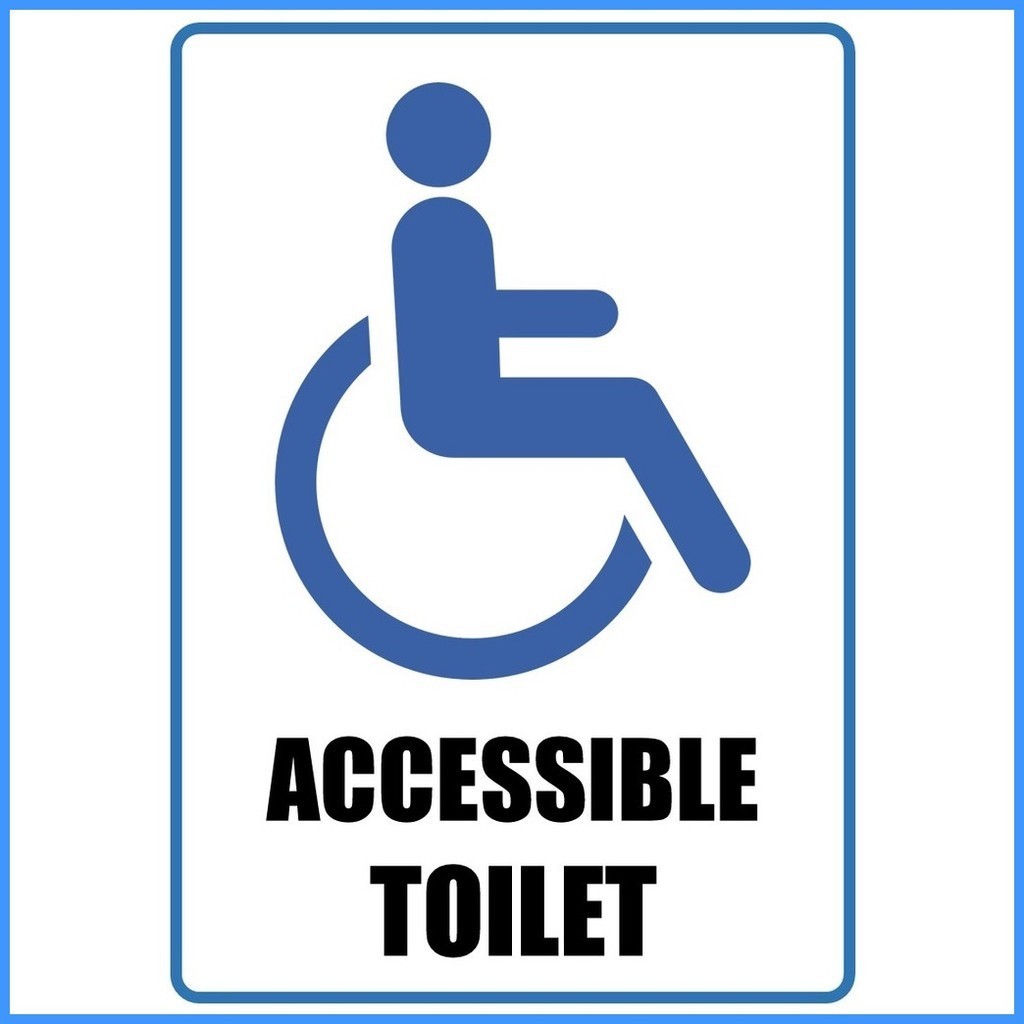 LAMINATED SIGNAGE FOR CR RESTROOM PUBLIC TOILET 250mic | Shopee Philippines
