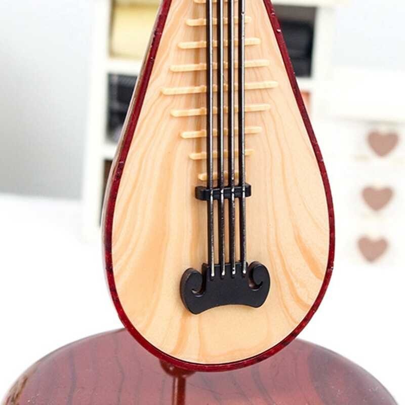 Music Chinese Lute Classical Wind Up Twirling Music Rotating Base ...
