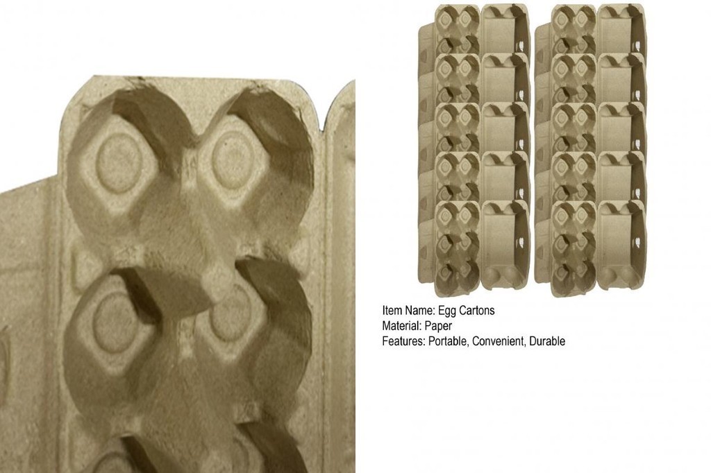 Eco-friendly Egg Cartons Biodegradable Egg Cartons 10 Pack Reusable Egg ...