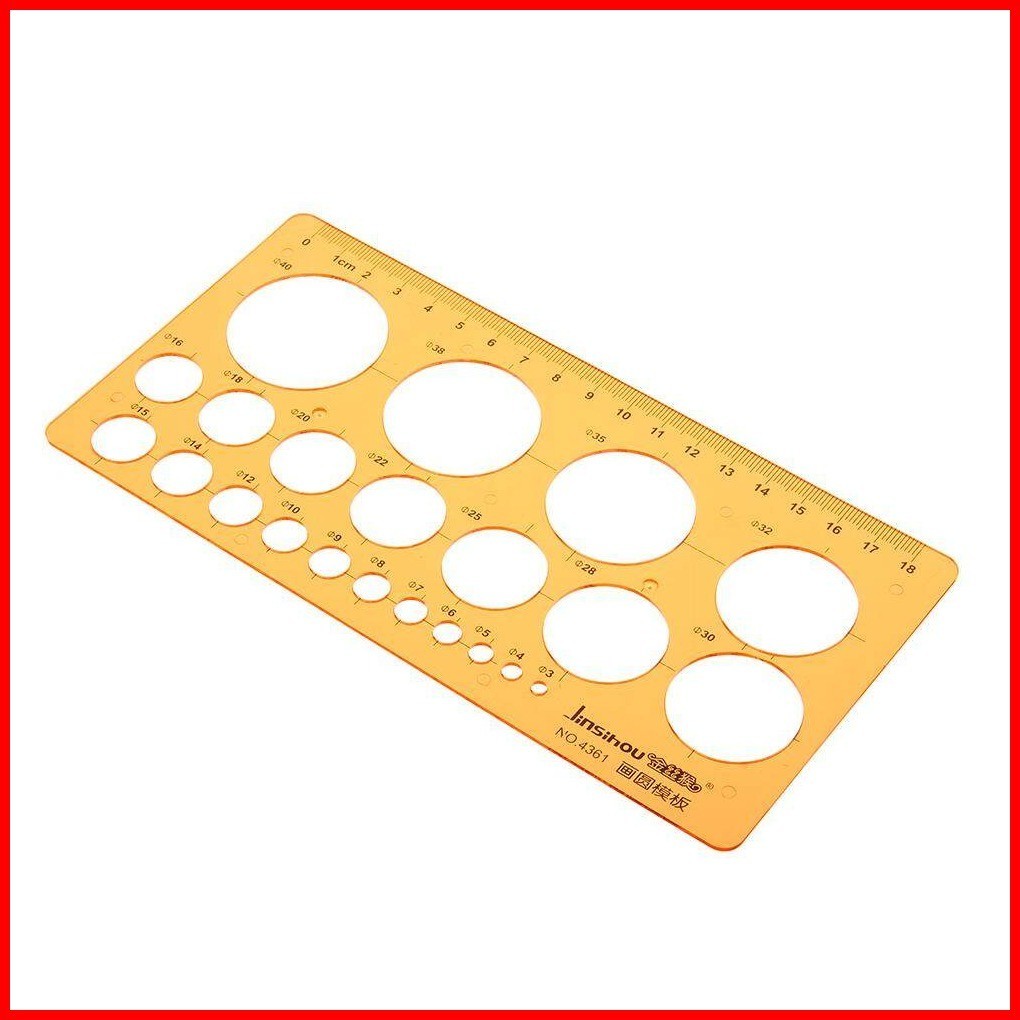 ＞Small Circle Round Circular Drawing Template KT Soft Plastifc Ruler ...