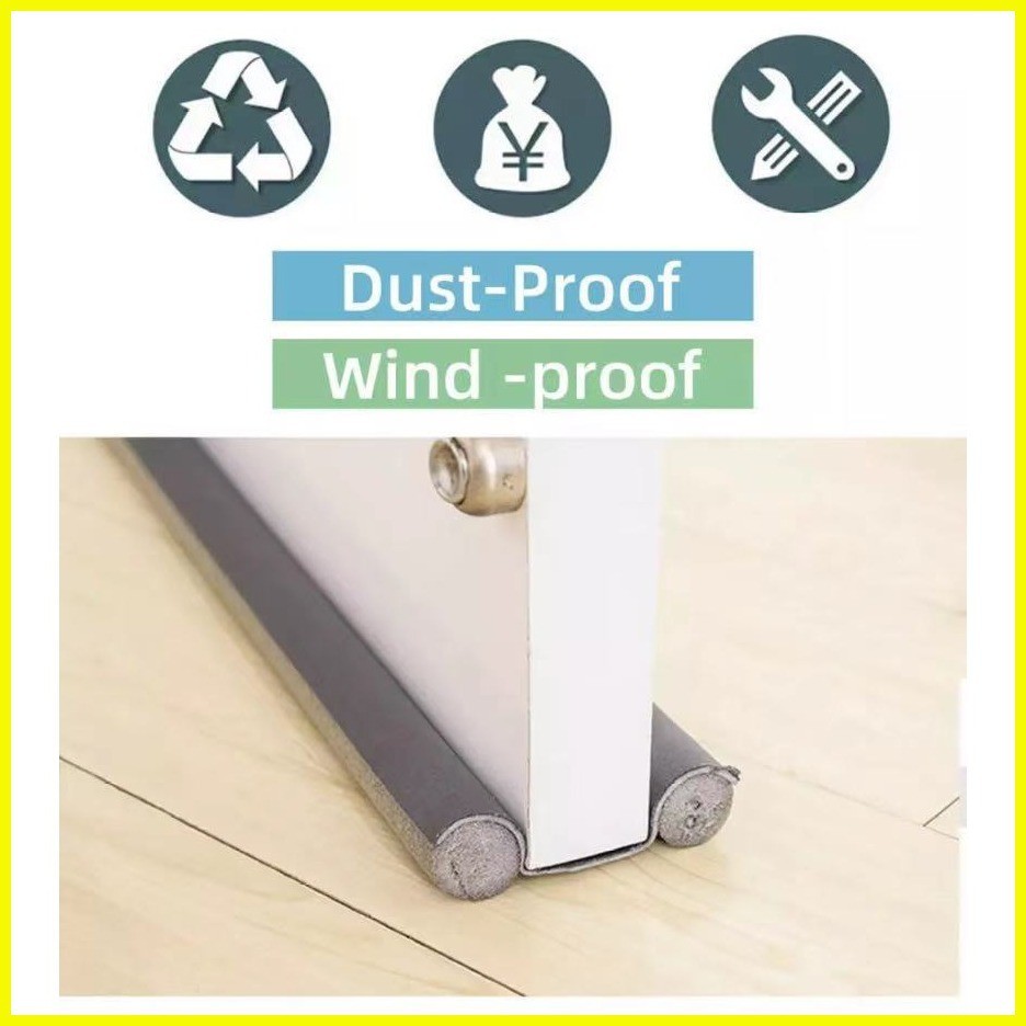 Flexible Door Seal Strip Guard Sealer Stopper Door Weatherstrip Guard ...