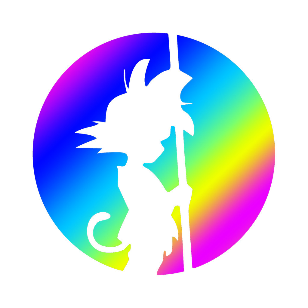 JDM Japanese Anime Dragon Ball Goku Cartoon Reflective Stickers Motor ...