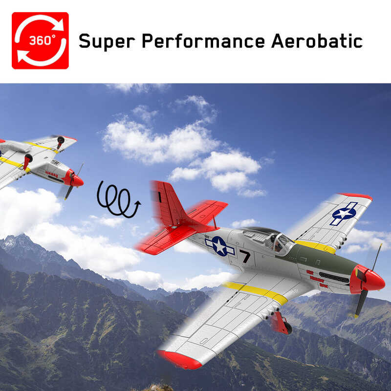 VOLANTEXRC Plane 2.4Ghz Mustang P51d 750Mm Wingspan Fixed Wing EPO ...