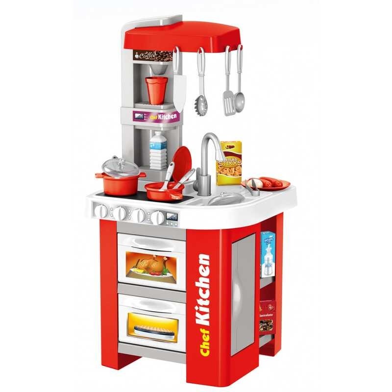 SIMULATION Supermarket BIG Toy With Cashier Table Equipment, Pushcarts ...