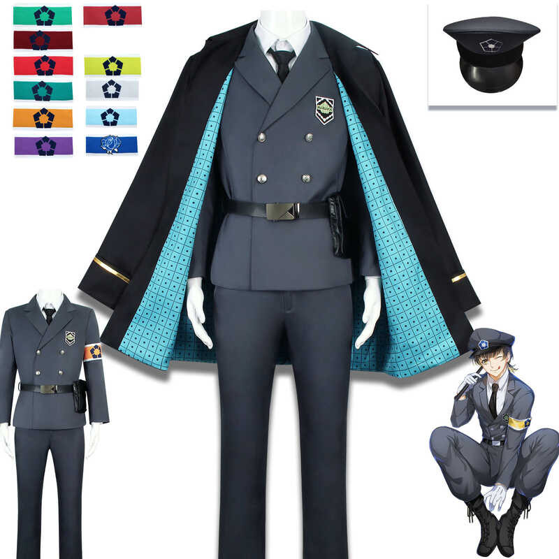 Blue prison cos suit Fengle back guard suit Jieshi 1000 cut leopard ...