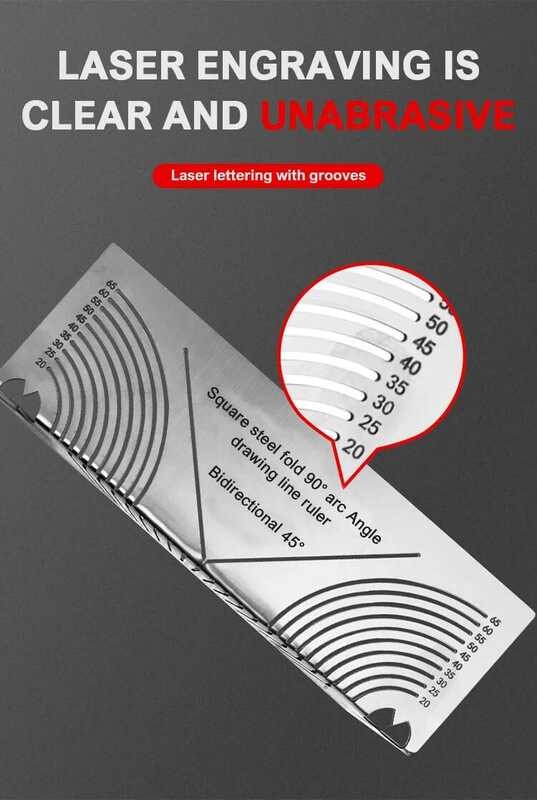 Tt 90 Degree Multifunctional Square Tube Rounded Corner Drawing Multi ...