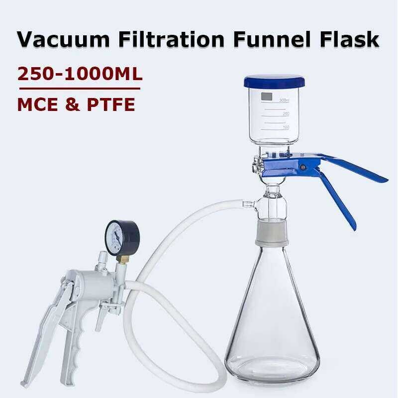 Tt Glassware Filtration Membrane Buchner Funnel Flask Apparatus Kit ...