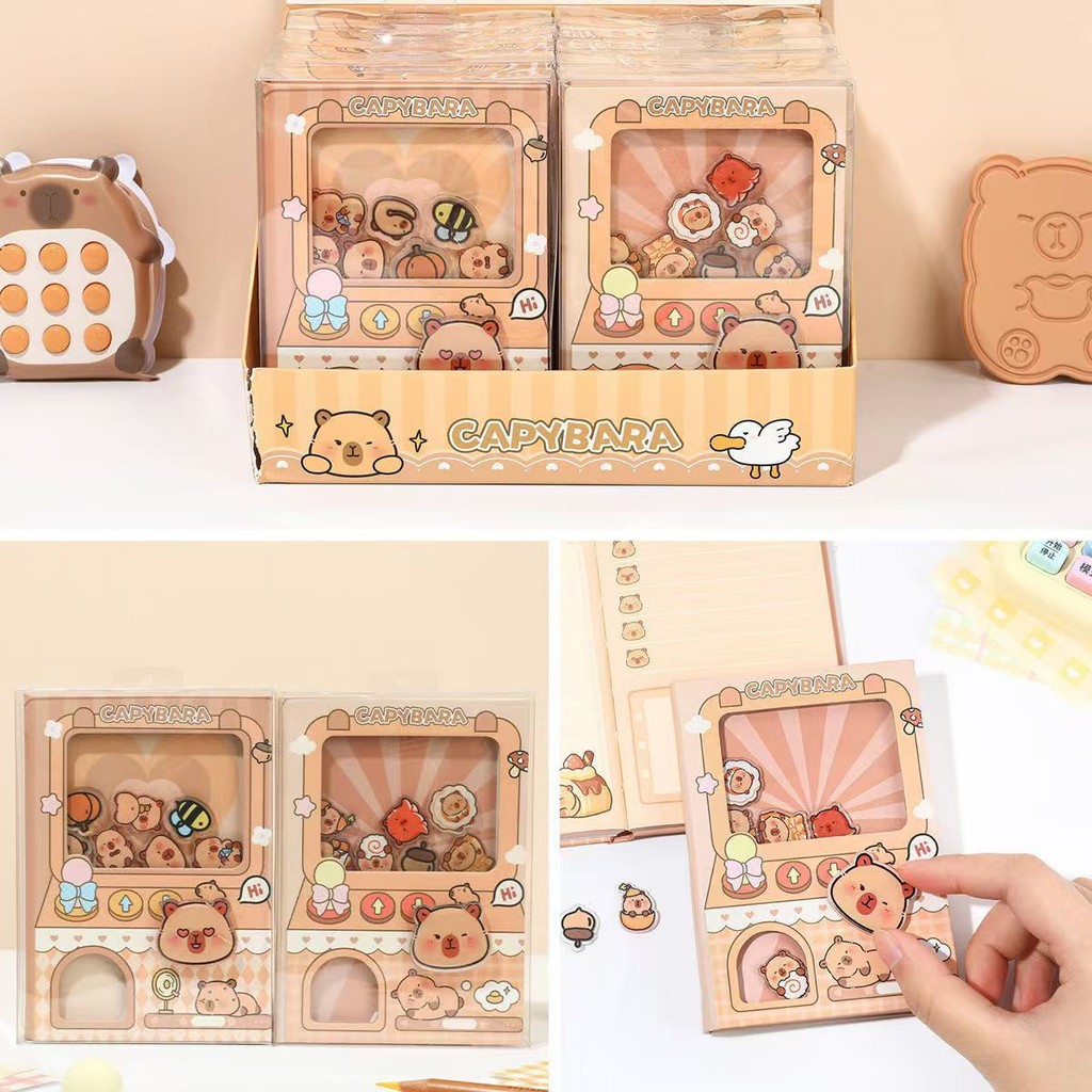 Capybara Kuromi Cinnamoroll Gacha Machine Notebook Creative Fun ...