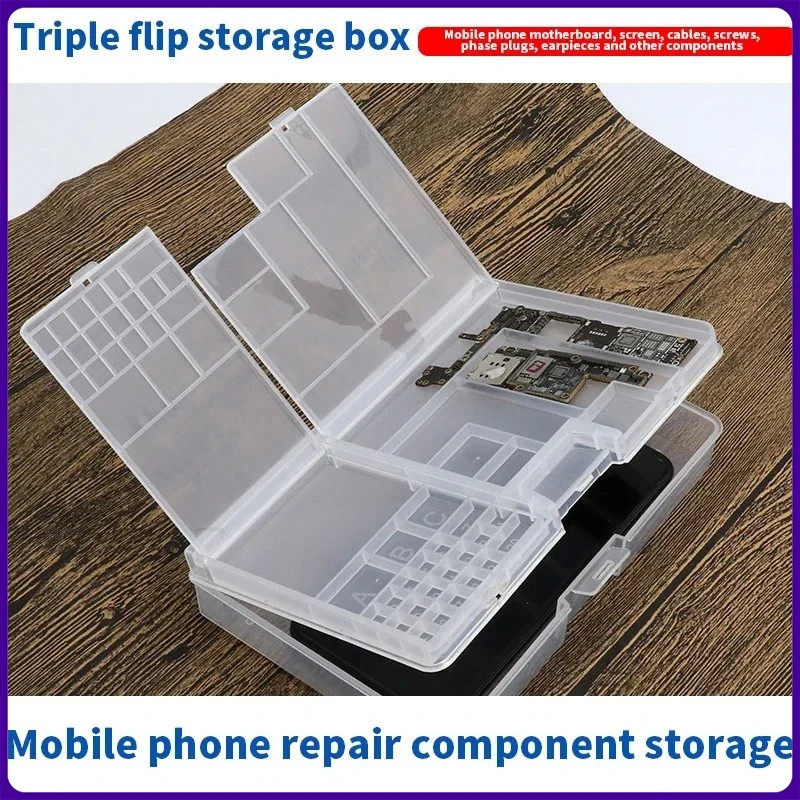 【PH STOCK】OSS W203 SS-001A Multi Functional Mobile Phone Repair Storage ...