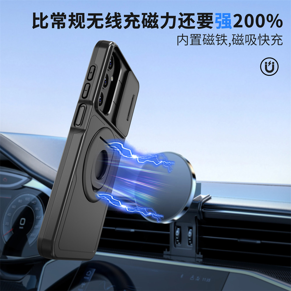 Lenuo Strong Magnetic Ring Phone Case with Stand For Samsung Galaxy A55 A35 A25 A15 A05S A05 A54 ...