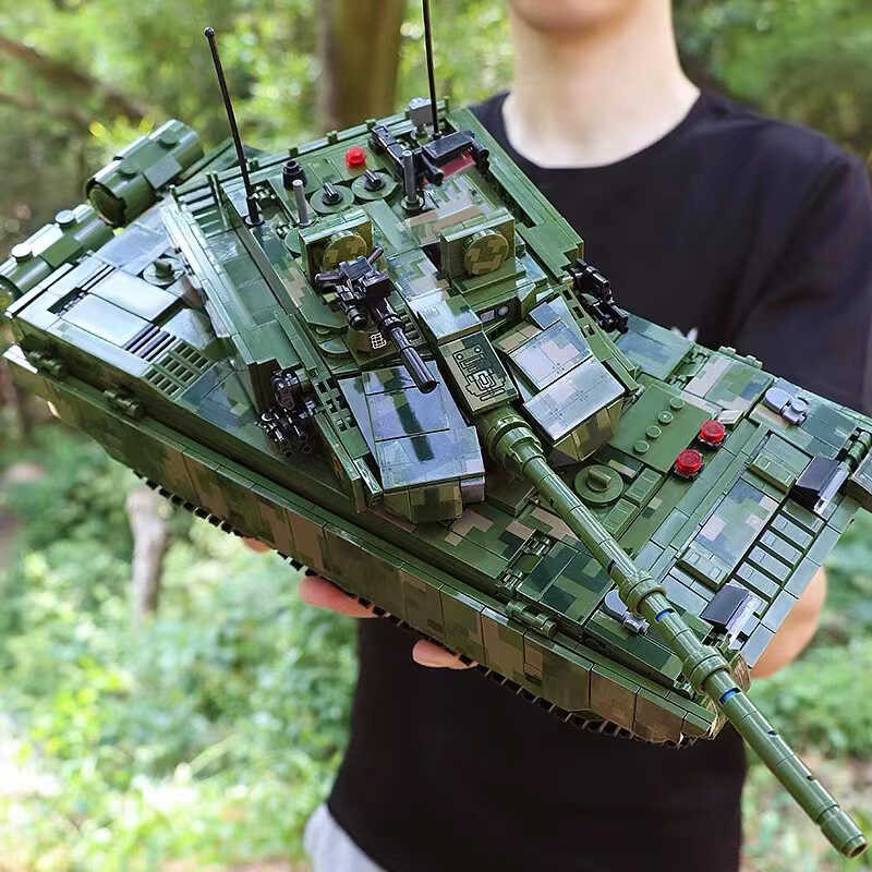 RC 99A Main Battle Building Blocks M1a2 Leopard 2 Tank Bricks Model Ww2 Soldier Weapon T Ww ...