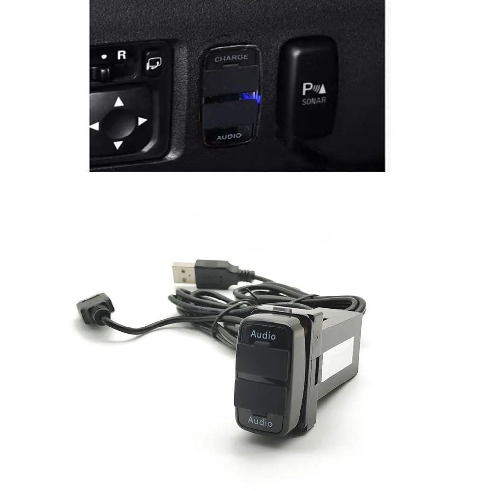1PC Car Audio Radio U-disk Flash USB Data Transfer Music Adapter for ...