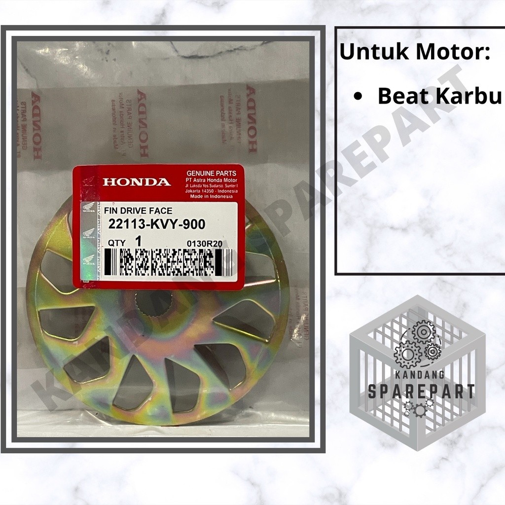 Cvt Fan/Fin Drive Face Beat Carburetor (22113-KVY-900) | Shopee Philippines