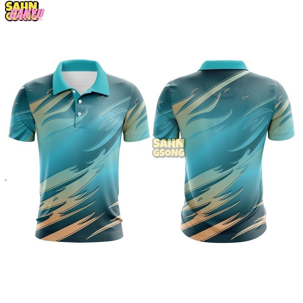 Quick Dry Full Sublimation Code Polo Shirt with logo customized badges ...