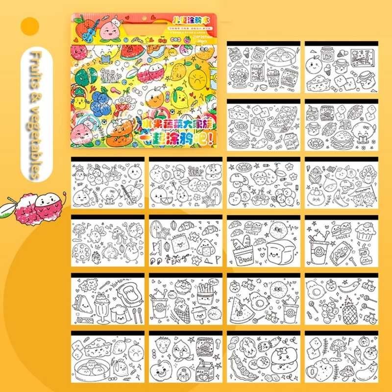 Binatay Bata Na Pagkulay Aklat Aktividad Montessori Portable Paper ...