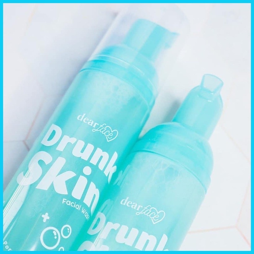 ☑ Dear Face Glass Skin Duo (Drunk Skin Facial Wash + Supra Glow ...