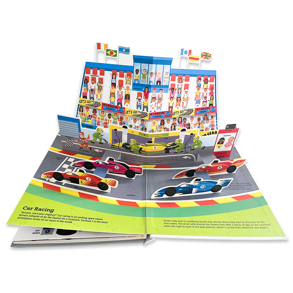 Ultimate Spotlight: Cars Flap Books Interactive picture 3D book for ...