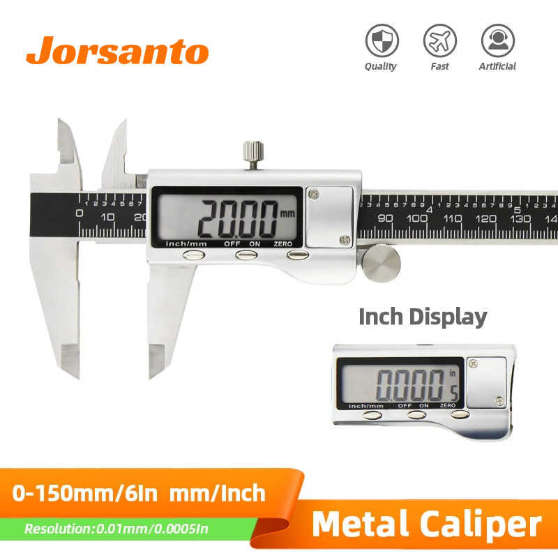 Electronic Quality Digital Vernier 6 Inch Stainless Steel 150Mm LCD ...