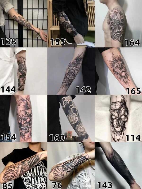 Hindi Maaaring Hugasan Ang Gradient Sticker Mga Planta Na Tato Ng ...