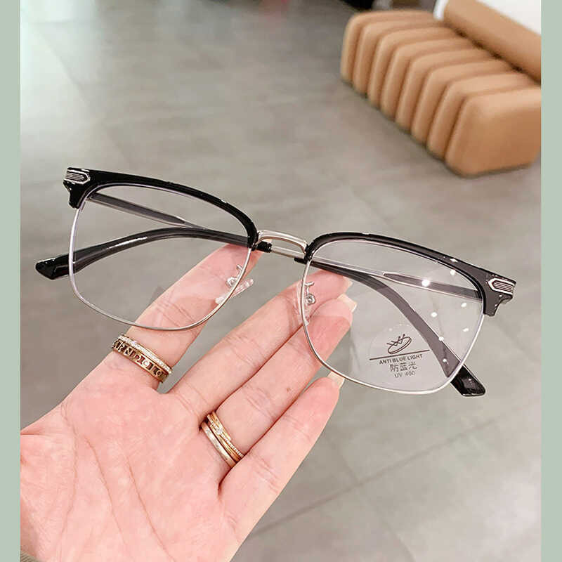 Eyebrow Style Myopia Frame, Negosyo Ng Mga Lalaki Kalahati Anti Asul Na ...