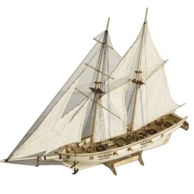 3-D Wooden Puzzle DIY Ship Craft Model Para Sa Teenager Adult Pre-Cut ...