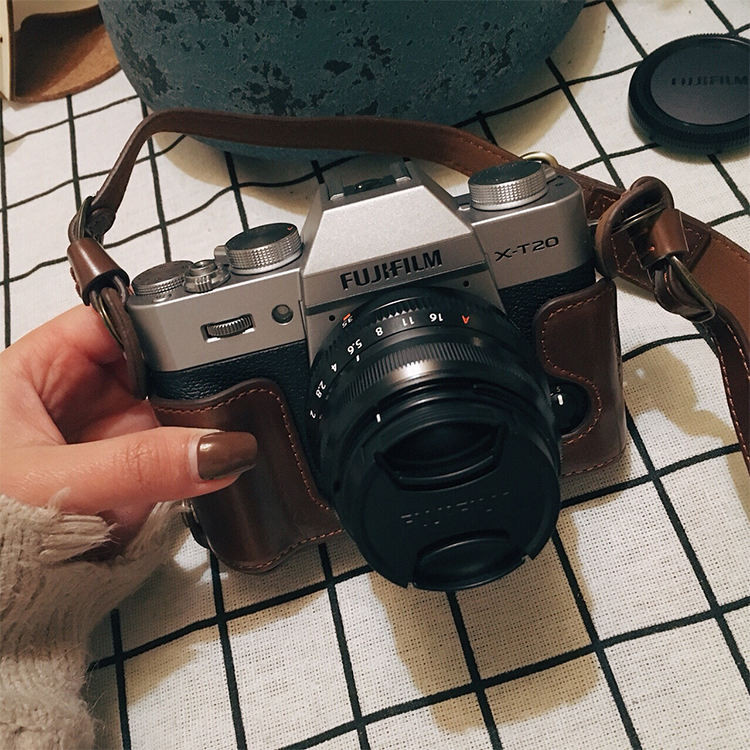 Fujifilm XT50 Camera Bag XT20 XT30 XA7 XA5 X100VI XT4 XS10 Leather Case Base XS20 | Shopee ...