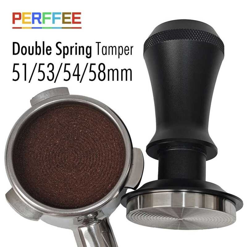 LY Coffee Tamper Double Spring 58Mm Constant Pressure 30Lbs Loaded ...