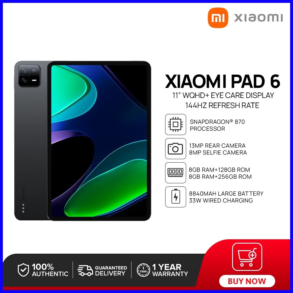 xiaomi tablets pad6 (6GB+128GB/6GB+256GB)tablet for kids tablet android ...