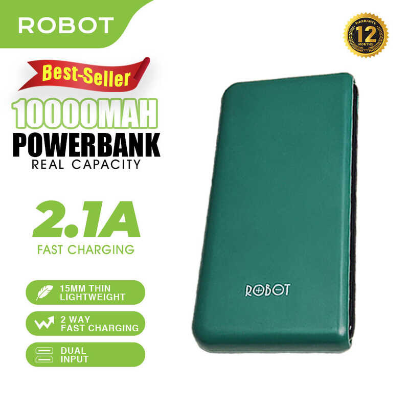 Rt180 Power ROBOT Bank Charging Cable Real 10000Mah Powerbank Original Fast Charging Type-C ...