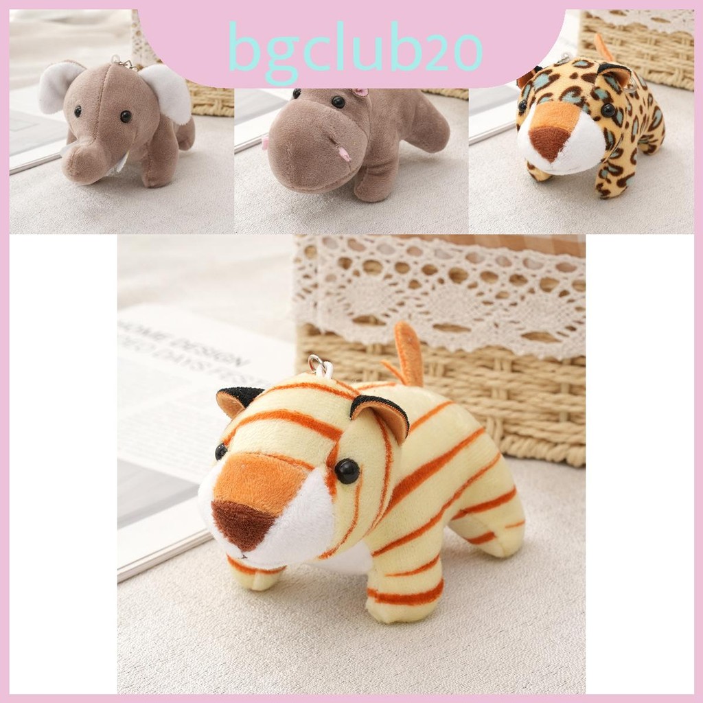 Jungle Safari Cute Animal Plush Keychains For Kids Soft Toy And Cuddly ...