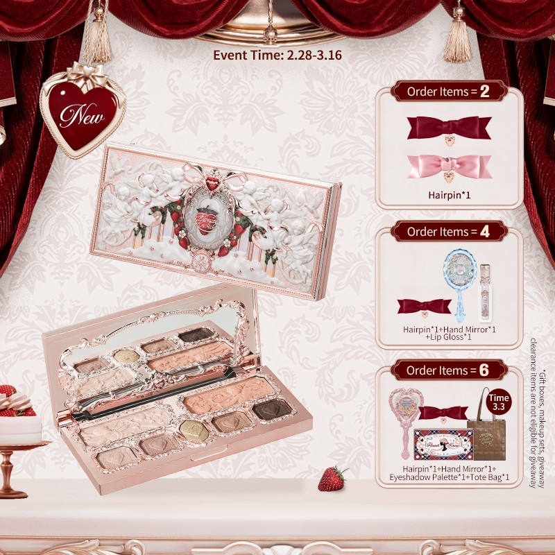 Strawberry Cupid Collection All-in-One Face Palette14g | Shopee Philippines