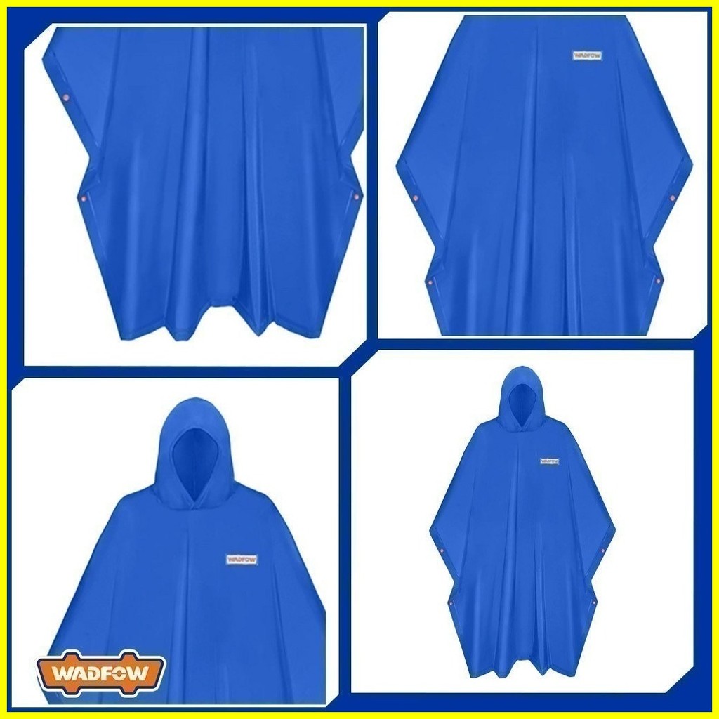 Wadfow WRC1001 Rain Cloak 50 x 80 Inch Unisex Free Size Poncho ...