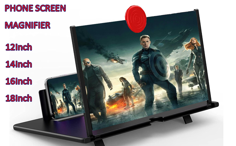 Screen Magnifier,3D HD Mobile Phone Magnifier Projector Screen Enlarger ...